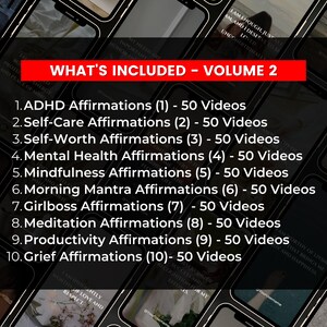 1000 Daily Affirmations Instagram Reels: Canva Templates (digital ...