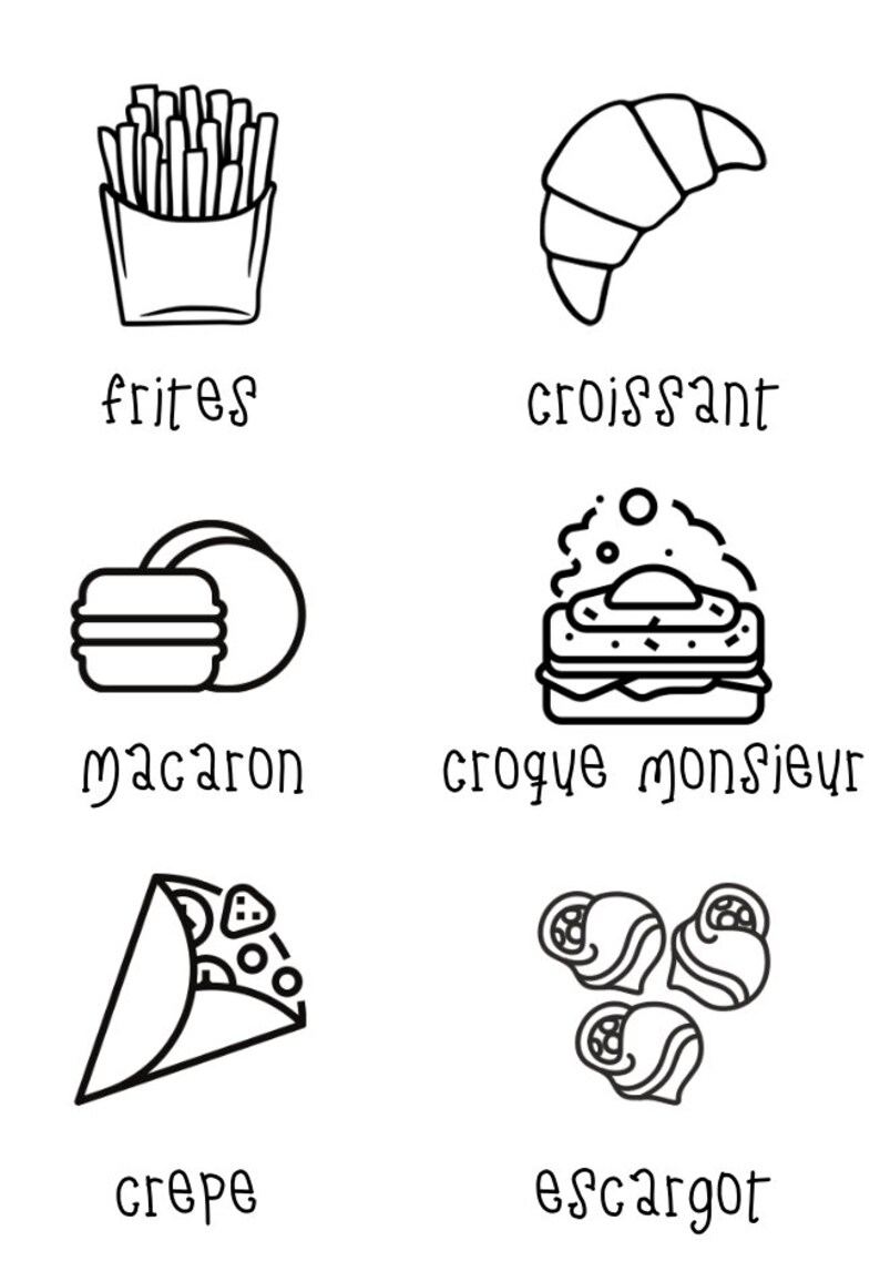 My France Travel Coloring Sheets - Etsy