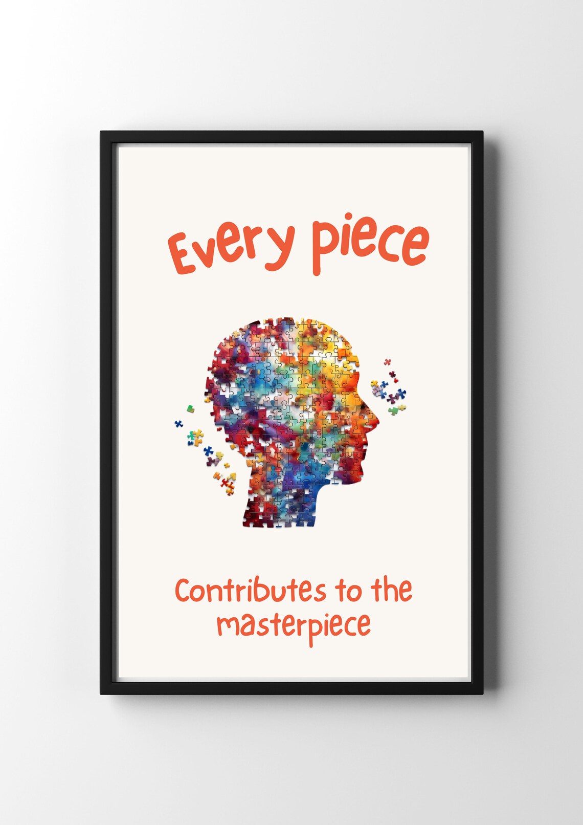 Neurodiversity Poster Wall Decor Art, Vertical Brain Masterpiece ...