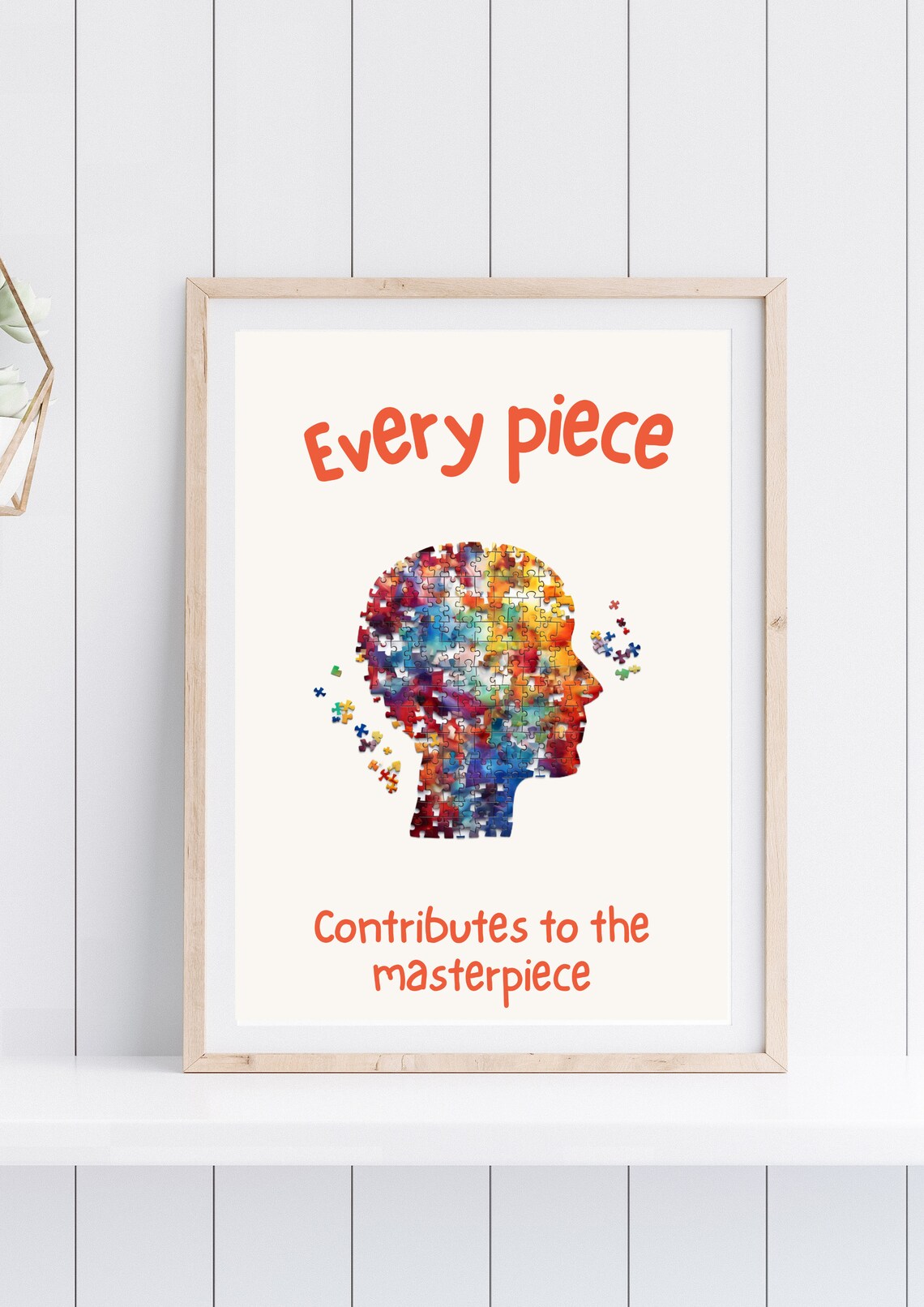 Neurodiversity Poster Wall Decor Art, Vertical Brain Masterpiece ...