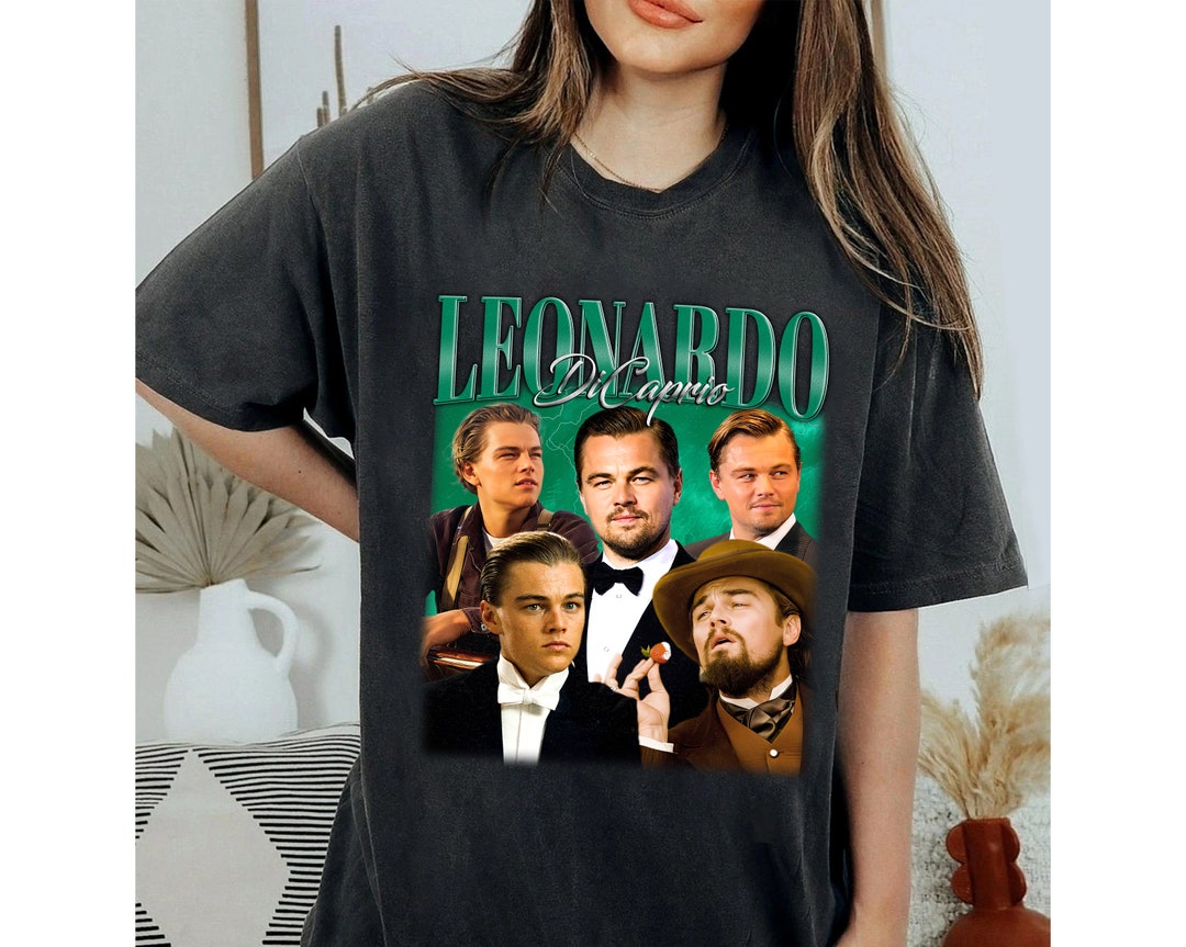 Leonardo Dicaprio Shirt Leonardo Dicaprio Vintage Leonardo - Etsy
