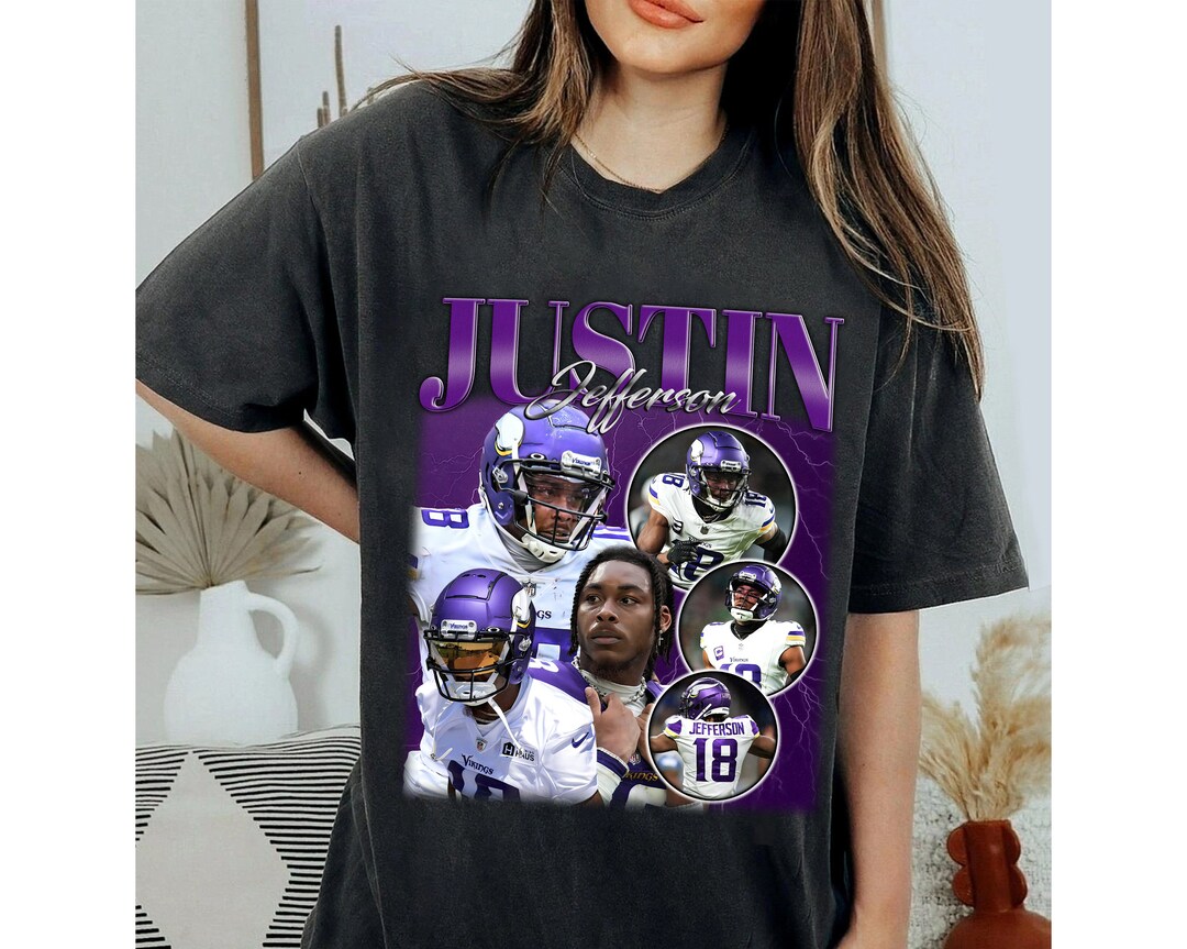 Justin Jefferson Shirt Justin Jefferson T-shirt Justin - Etsy