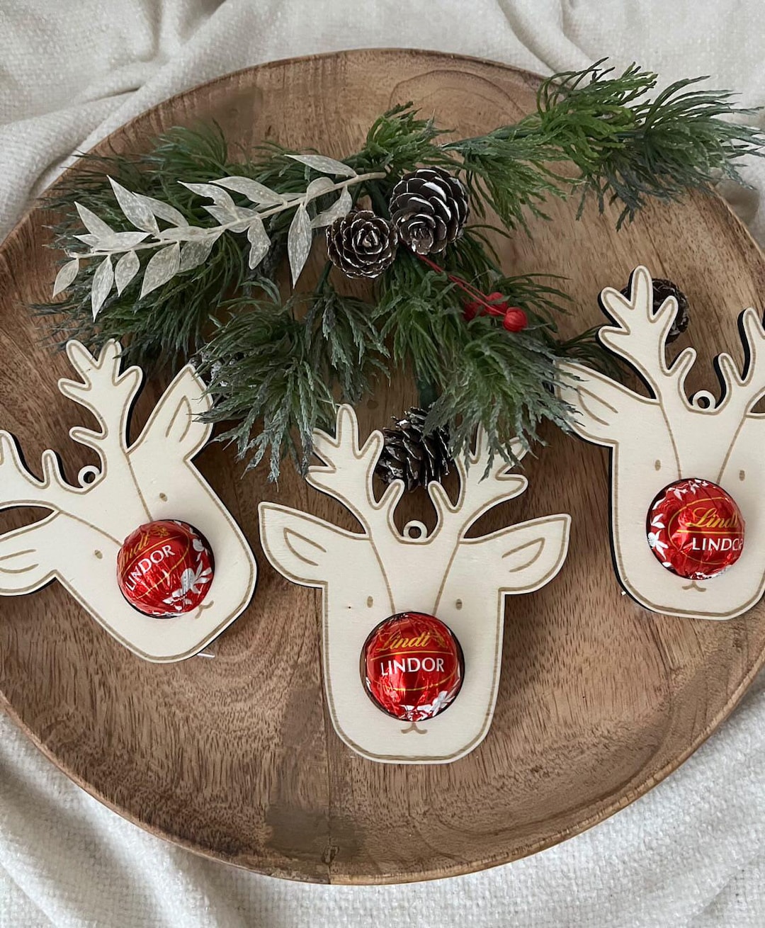 SVG LASERDATEI WEIHNACHTEN Elch Lindor Kugel Lindt reh lasercut Rentier ...