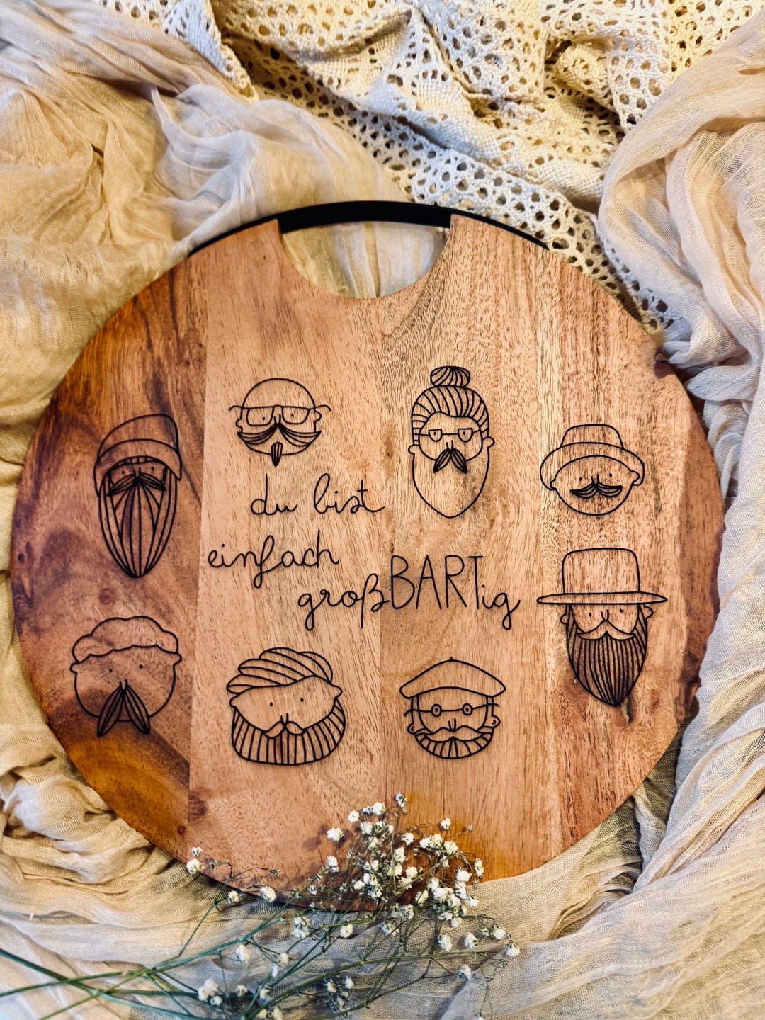 SVG L LASER FILE L GREAT BEARDED Beard Great Dad Godfather Men Grandpa ...