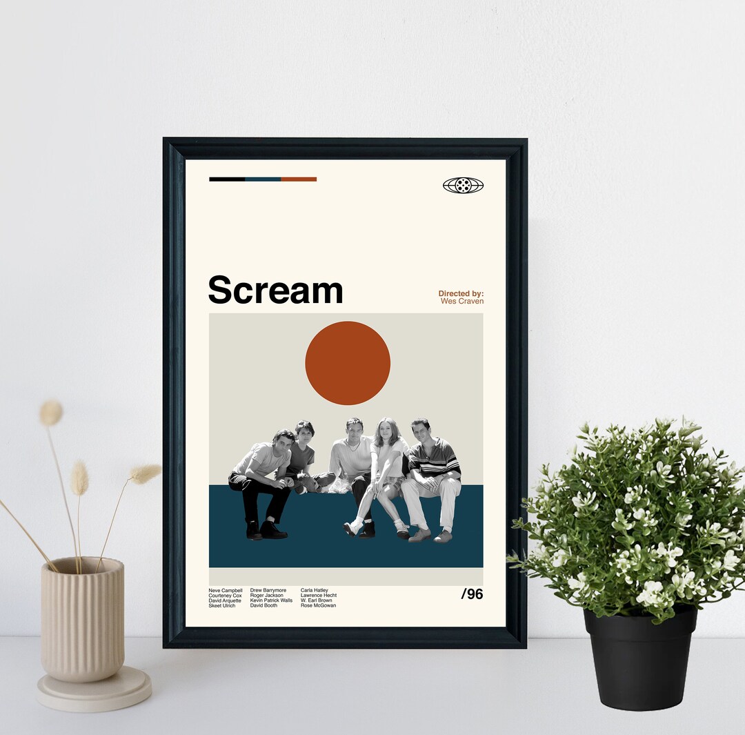Scream Movie Scream Poster Scream Retro Wes Craven - Etsy