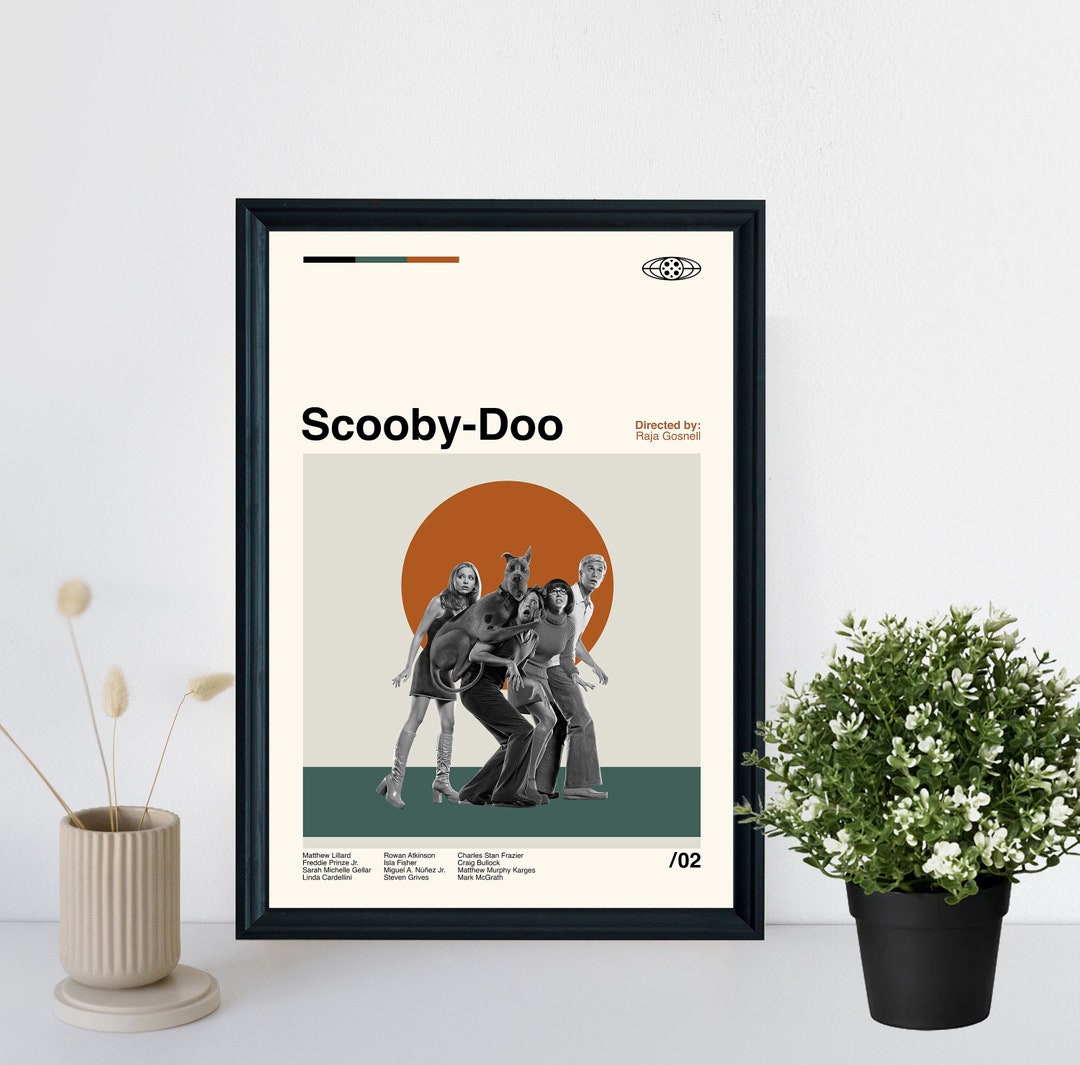 Scooby-doo Movie Scooby-doo Poster Scooby-doo Retro Steven - Etsy