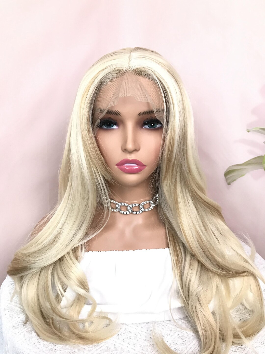 Fire Bird Brown With Blonde Highlights Wig Balayage Streaks - Etsy