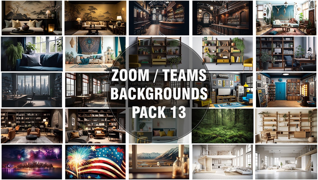 50 Zoom and Microsoft Teams Backgrounds Meetings - Etsy