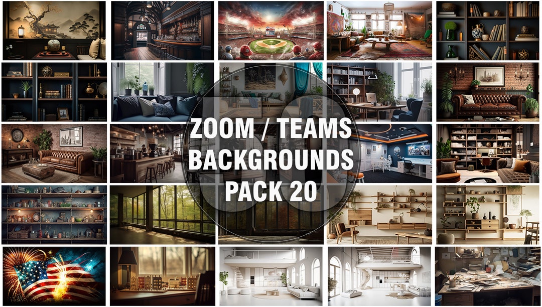 50 Zoom and Microsoft Teams Backgrounds Meetings - Etsy