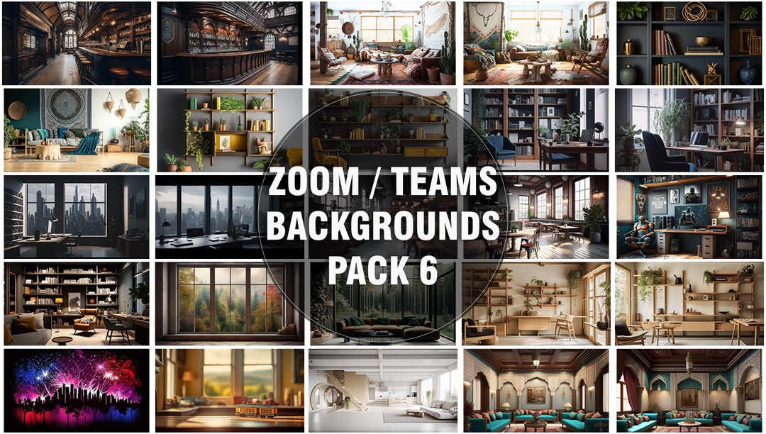 50 Zoom and Microsoft Teams Backgrounds Meetings - Etsy