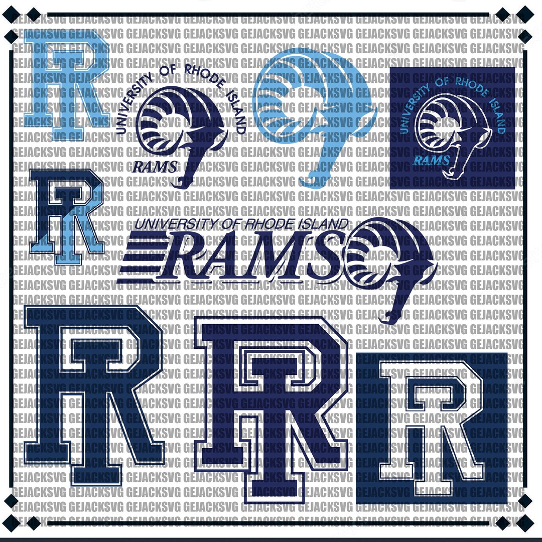Rhode Island University SVG, Rams SVG, Game Day, RI, Football ...