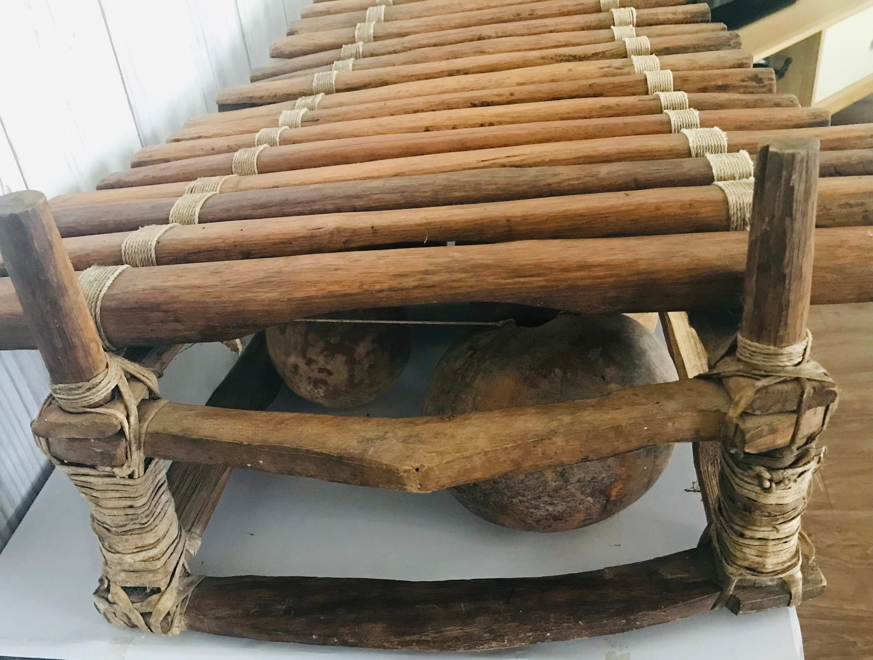 Rare Antique Balafon 22 Key Note Authentic Instrument, Made in Africa ...