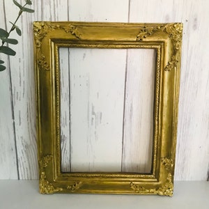 Antique Wood Gilt Gold Frame, 19th Century Frame in Wood and Golden ...