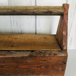 Rustic Toolbox, Log Tool Box, Farmhouse Toolbox, Antique Wooden Toolbox ...