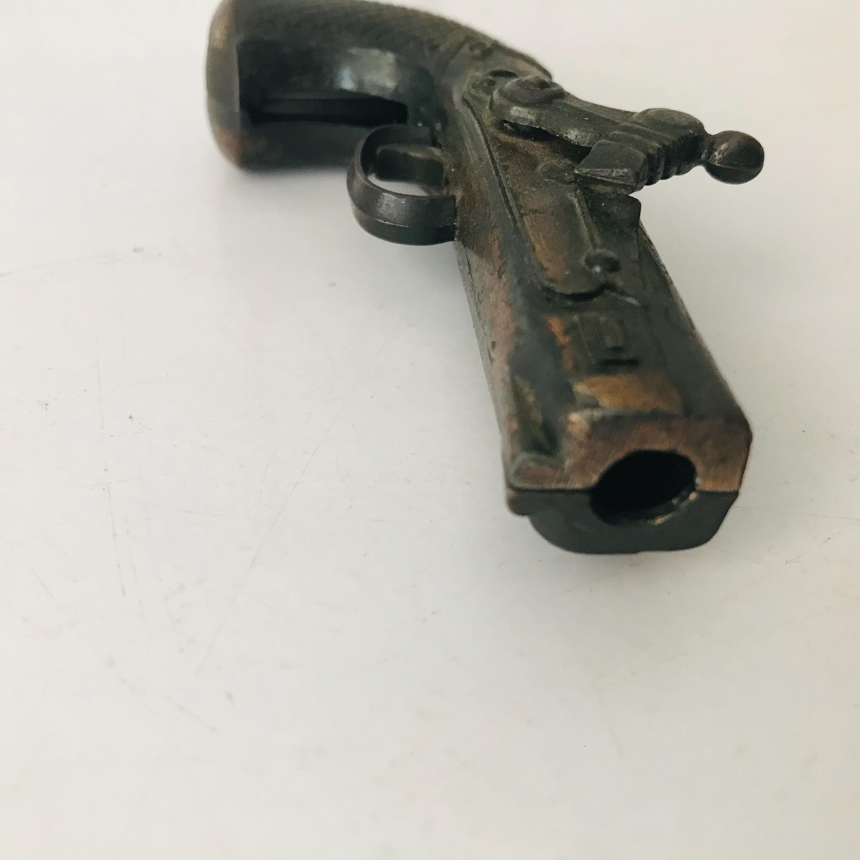 Vintage Copper Miniature Pen Sharpener Pistol, Vintage Pistol Replica ...