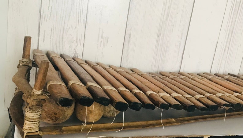 Rare Antique Balafon 22 Key Note Authentic Instrument, Made in Africa ...
