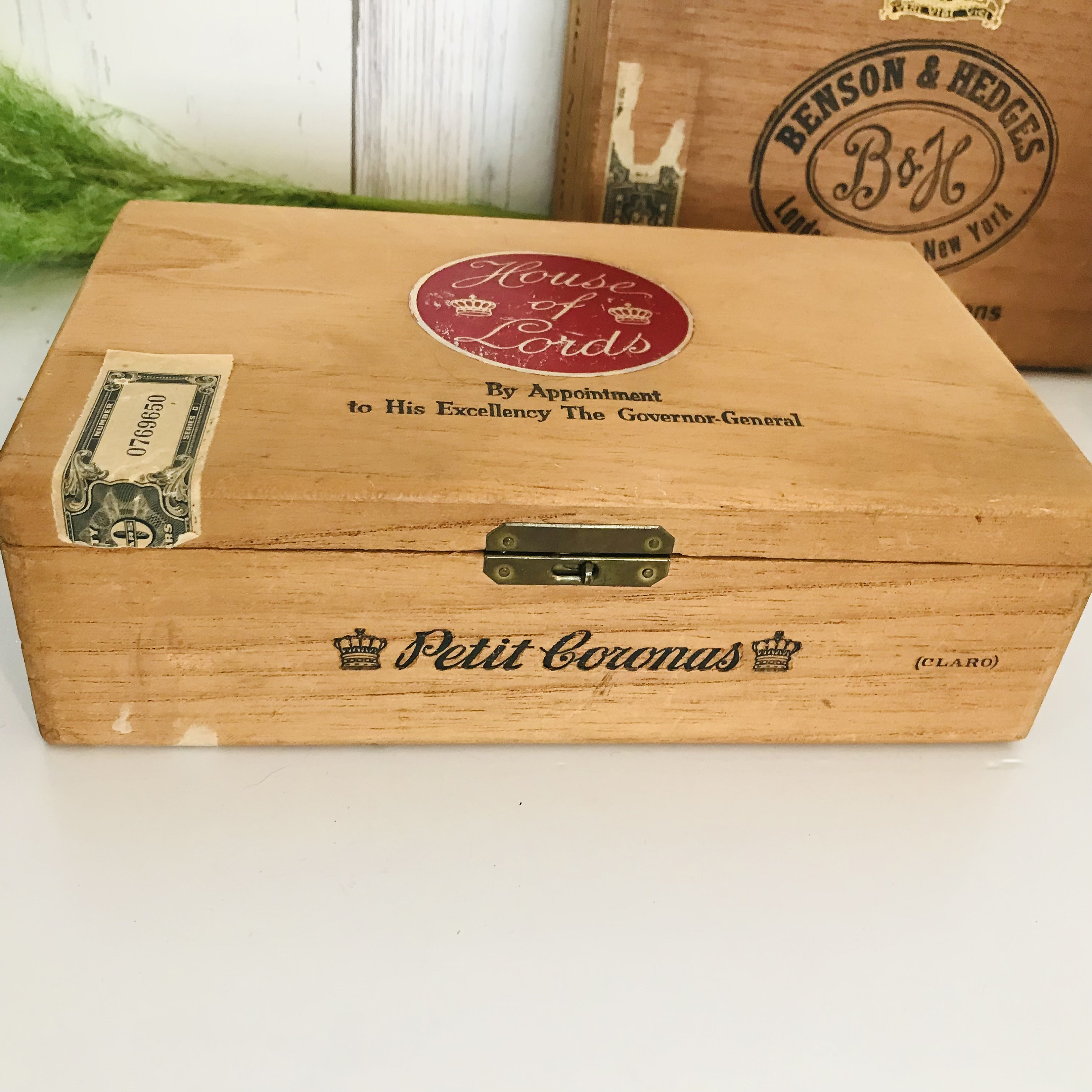 Rare Antique Cigar Box House of Lords Petit Coronas , Antique House of ...
