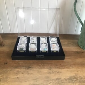 Minerals and Specimen Collection Display With Perky Box, Mineral Stone ...