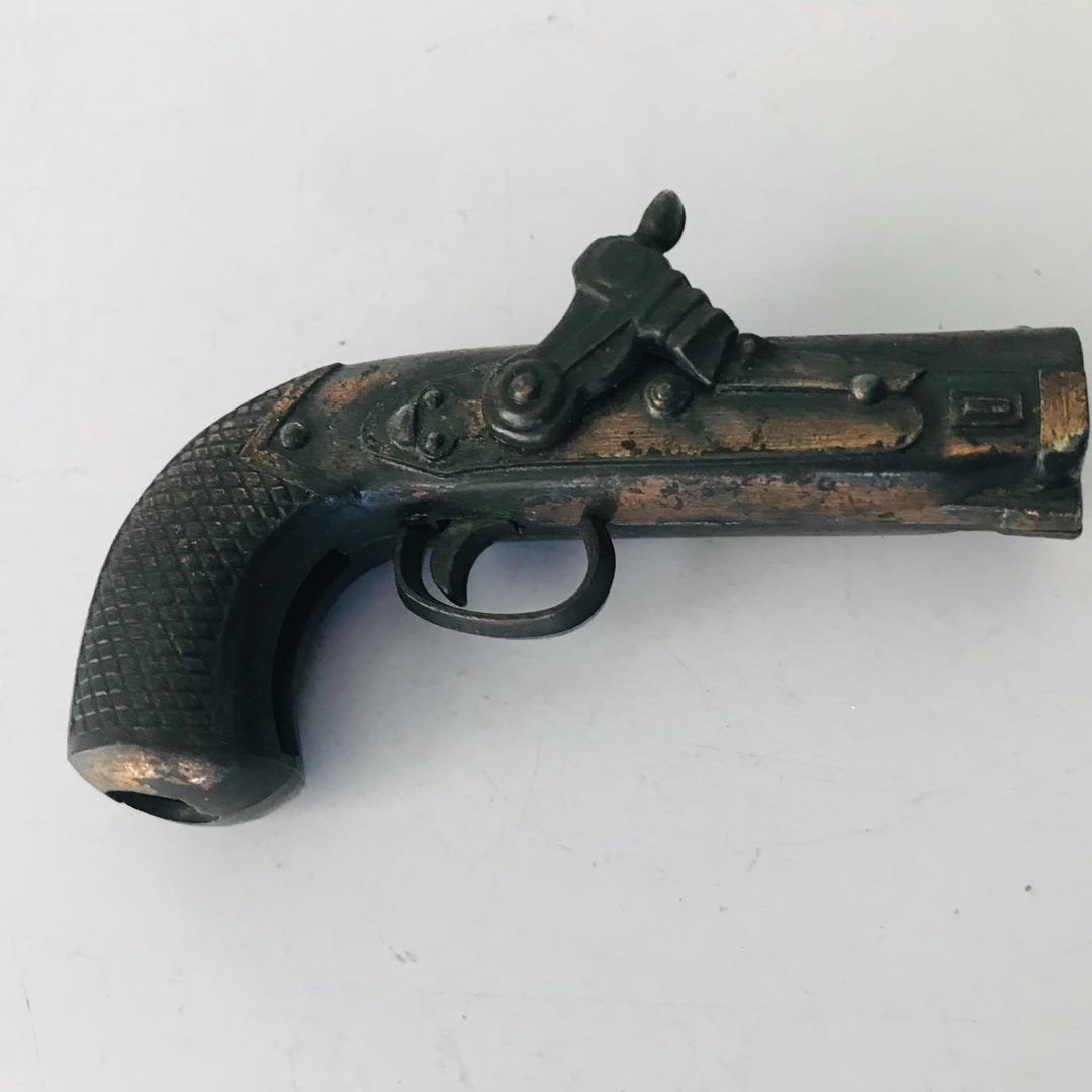 Vintage Copper Miniature Pen Sharpener Pistol, Vintage Pistol Replica ...