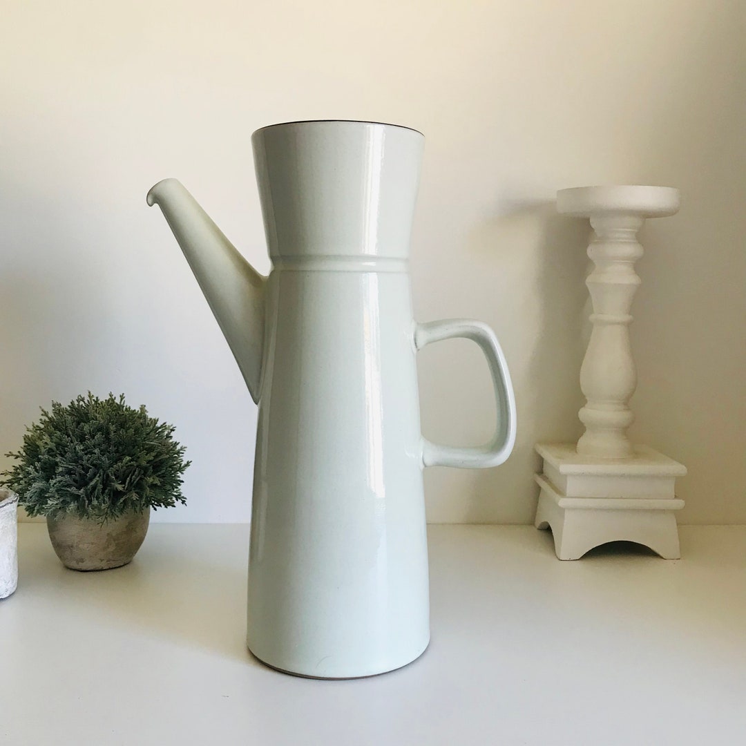 Vintage Denby Summit Coffee Pot, Vintage Water Pitcher, Denby Ceramic ...