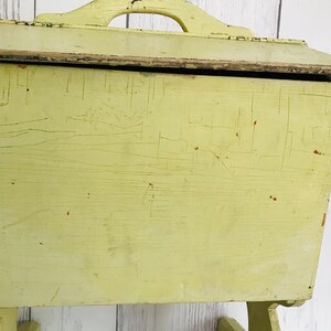 Antique Standing Sewing Box, Priscilla Sewing Cabinet, Vintage Wood ...