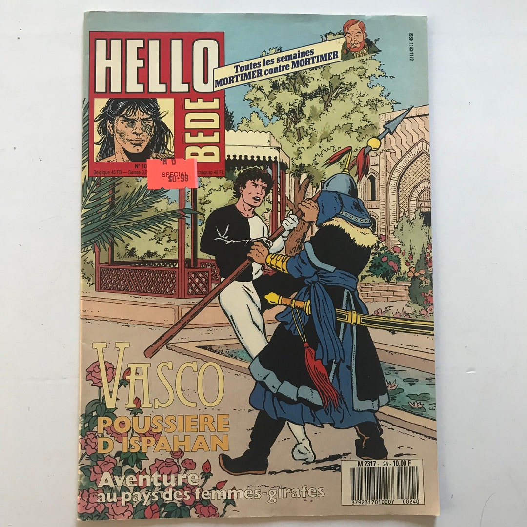 Rare Comics HELLO BEDE # 10, 1990, Vasco Poussiere D'ispahan, Rare ...