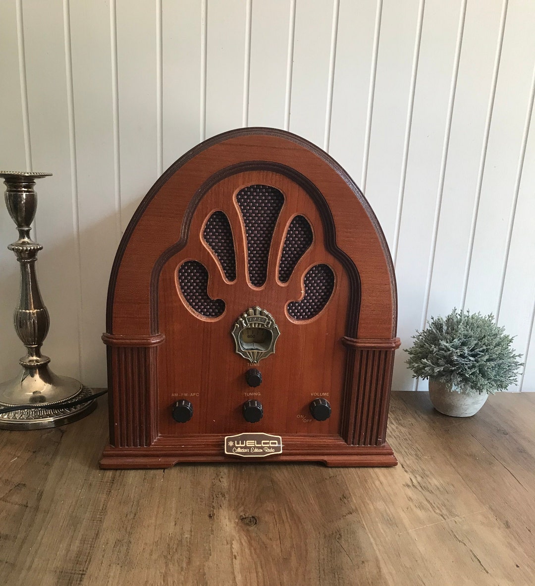 Vintage Welco Antique Radio Replica Wooden Vintage Table Top - Etsy