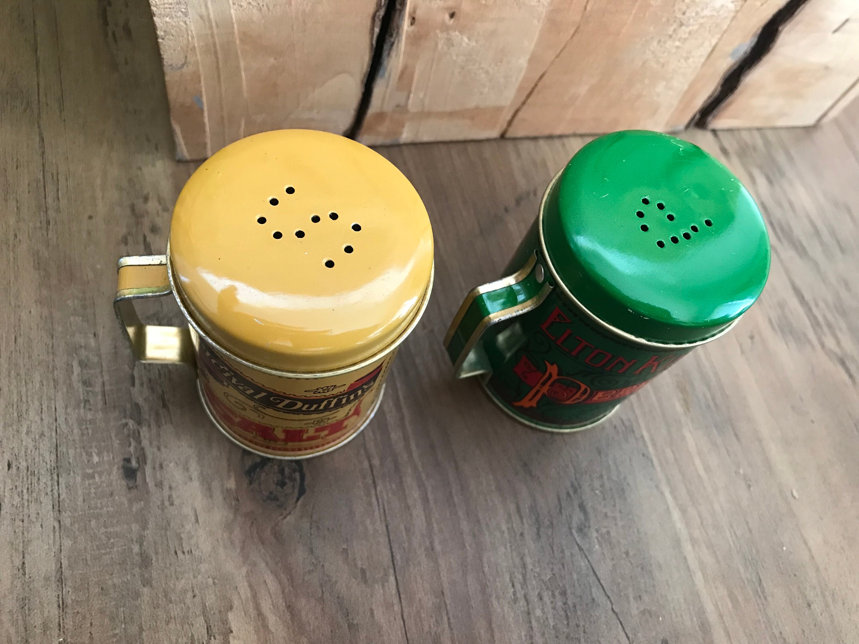 Elton Kirbys and Percival Duffins Salt and Pepper Shakers, Vintage ...