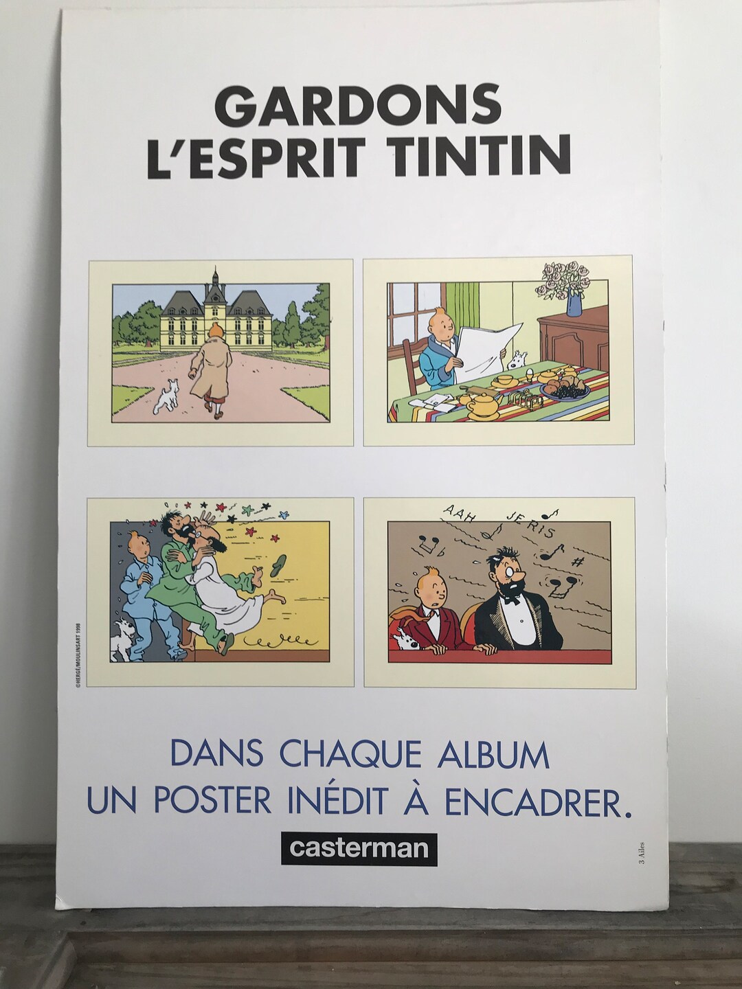 Gardons L'esprit Tintin Casterman Board, Tintin Vintage Advertising ...