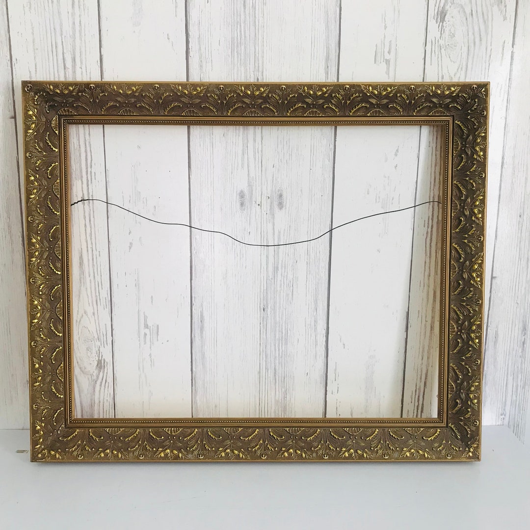 Very Large Gold Gilt Frame, Gold Wooden Frame, X Large Gilt Frame, 35 ...
