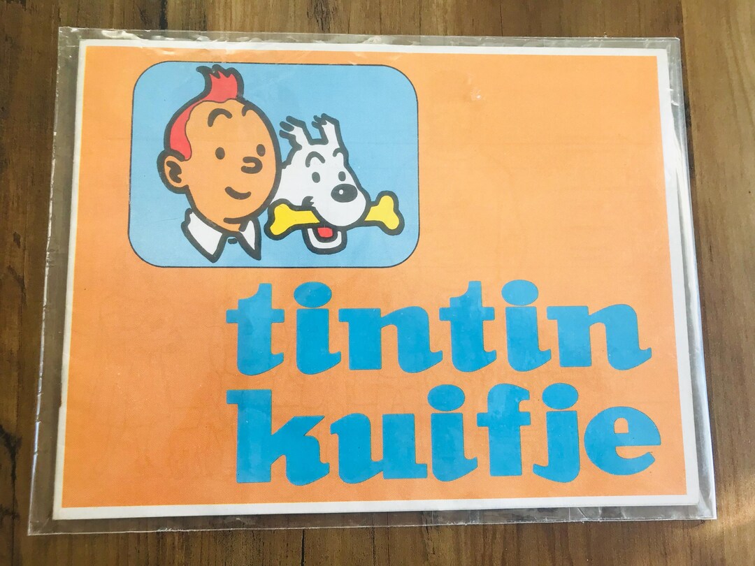 Rare Tintin Kuifje Lombard 1972 Like New, Very Rare Tintin Stickers ...