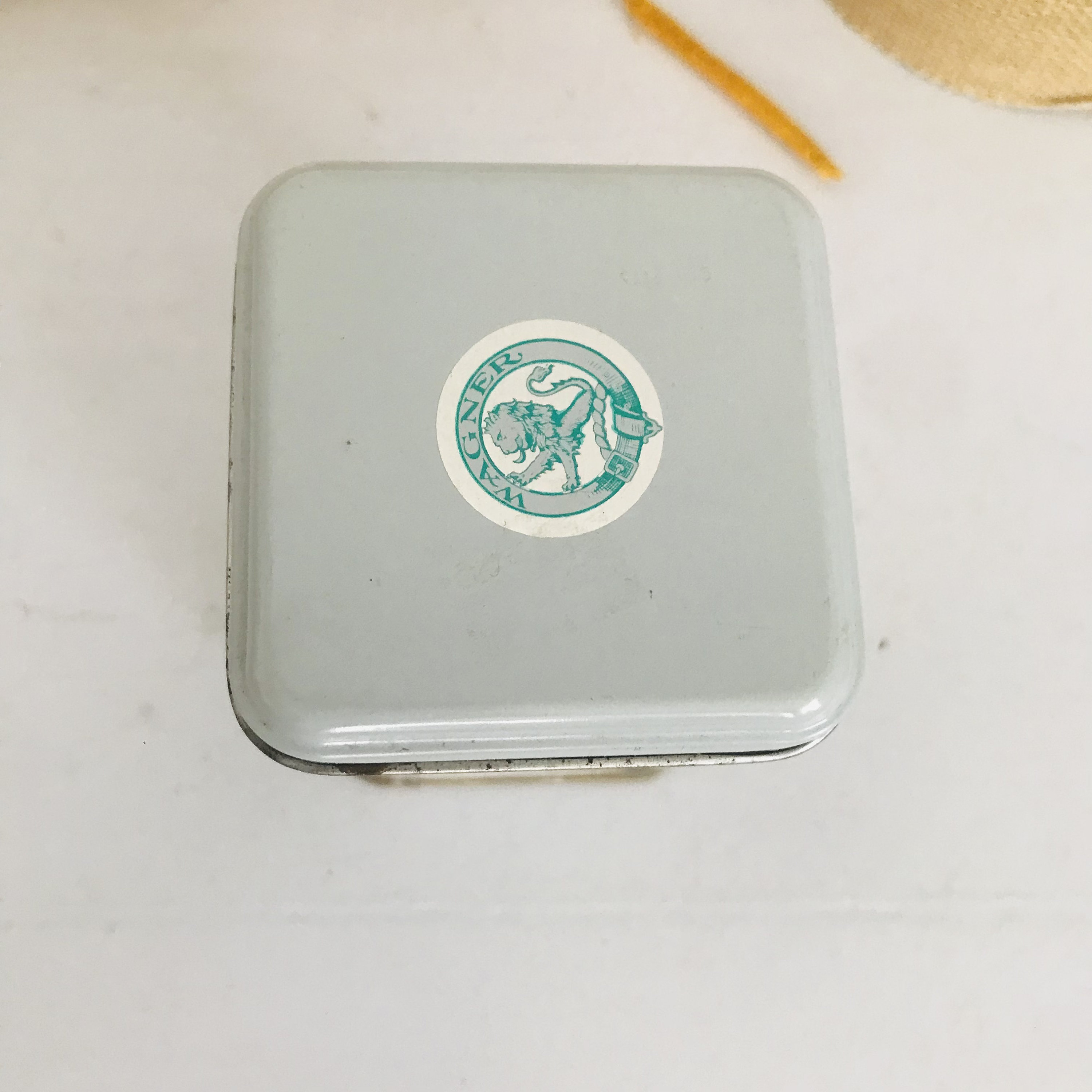 Very Rare Vintage Wagner Lemon Tea Tin White Yellow Unopened, New ...