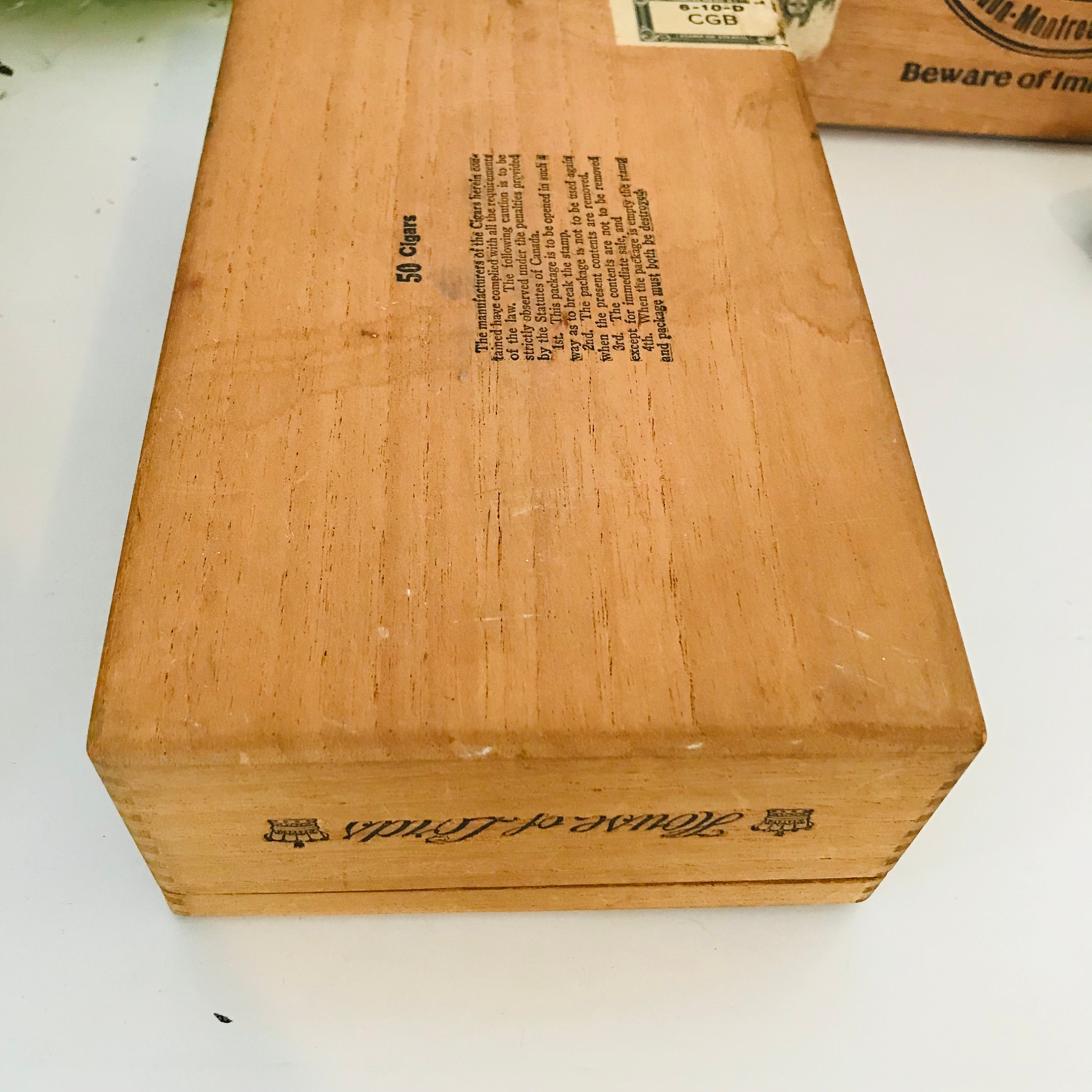 Rare Antique Cigar Box House of Lords Petit Coronas Antique - Etsy