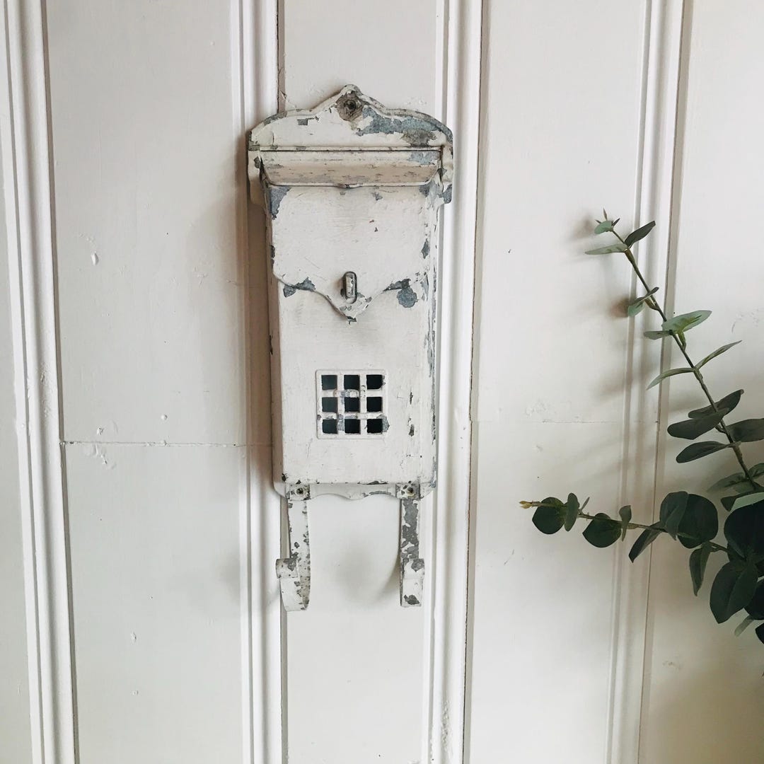 Antique Cast Iron Mail Box Wall Mount, HB Ives.co New Haven - Etsy