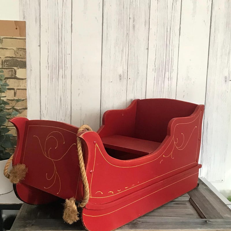 Christmas Sled - Etsy