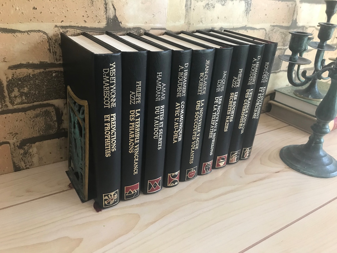 Vintage French Occult Books, Series of Mystery's Retro Books, Editions ...