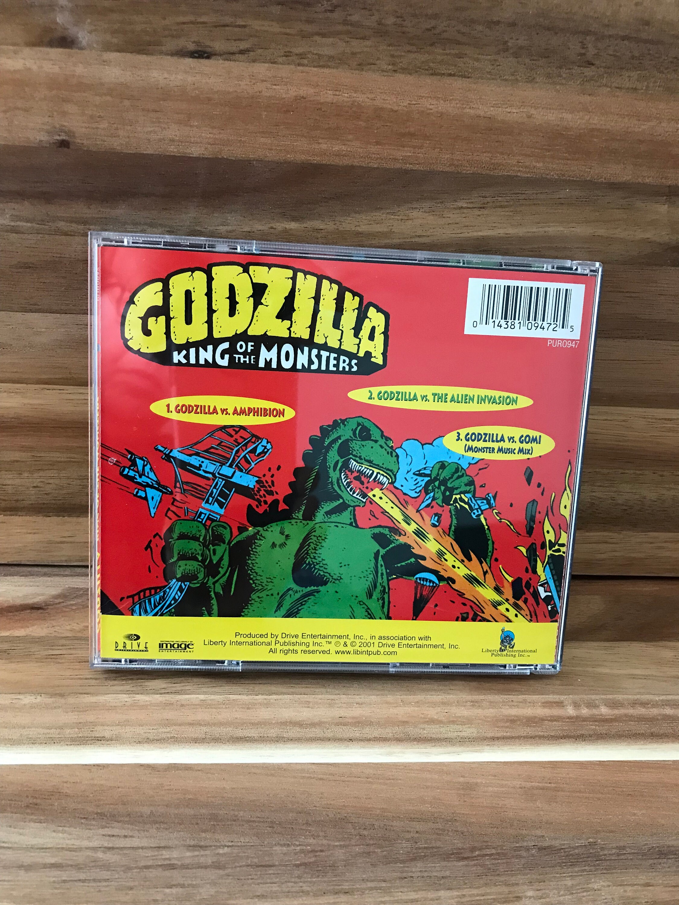 Rare Godzilla Cd, Godzilla, King of the Monsters, Original Soundtrack ...