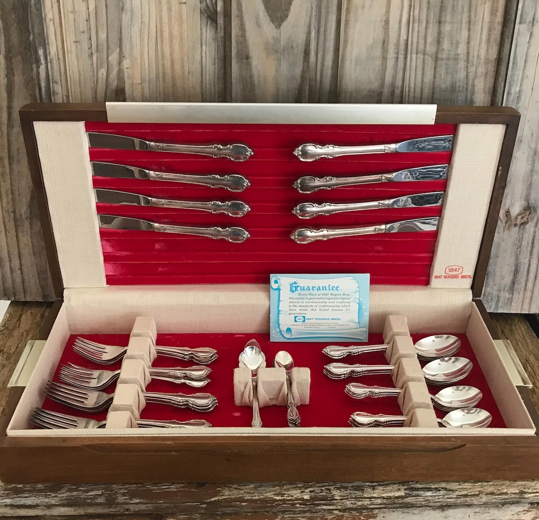 Rogers Bros Reflection 50pieces, Service for 8 Silverplate Roger Bros ...