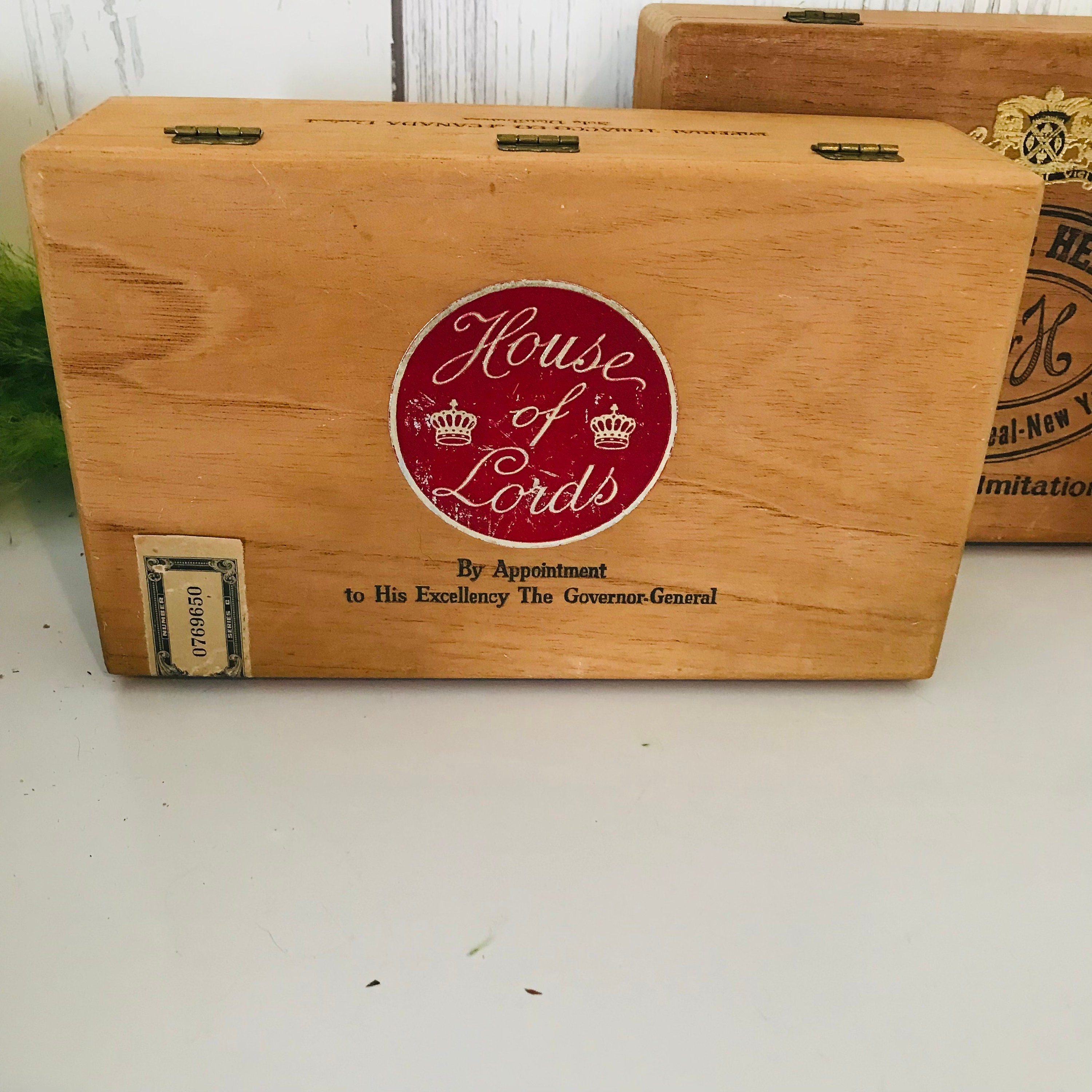 Rare Antique Cigar Box House of Lords Petit Coronas , Antique House of ...