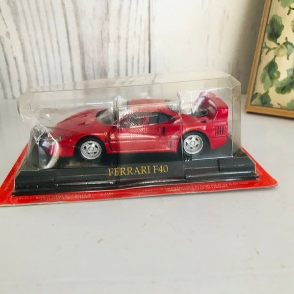 Red Ferrari Toy Car - Etsy