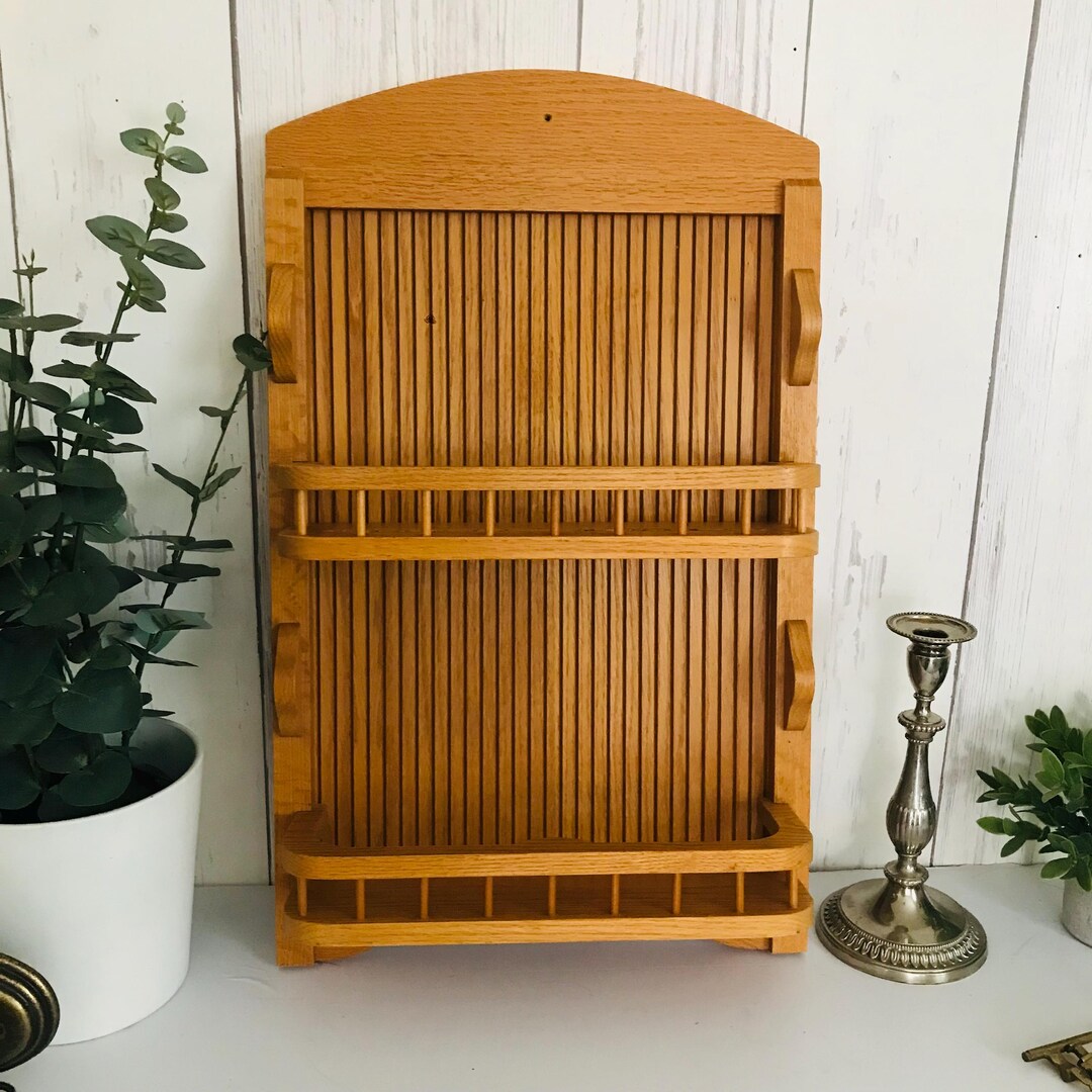 Cottagecore Spice Shelf, French Country Spice Rack, Farmhouse Spice ...