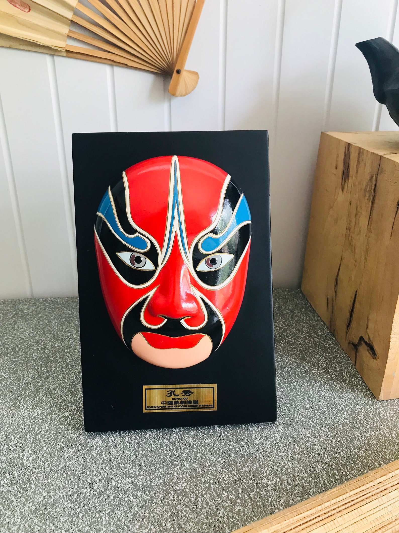 Beijing Opera Mask, Pekin Theatrical Mask, Chinese Hand Made Mask, Kong ...