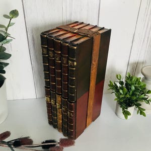 Vintage CD Storage, Hidden Book Storage, Wood Storage Box, Faux Leather ...