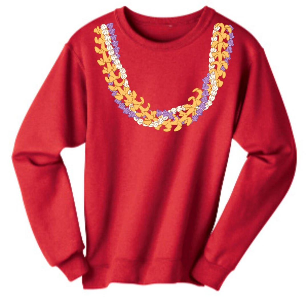 PUAKENIKENI, PIKAKE& CROWN Lei Dtf Print Unisex Fleece - Etsy