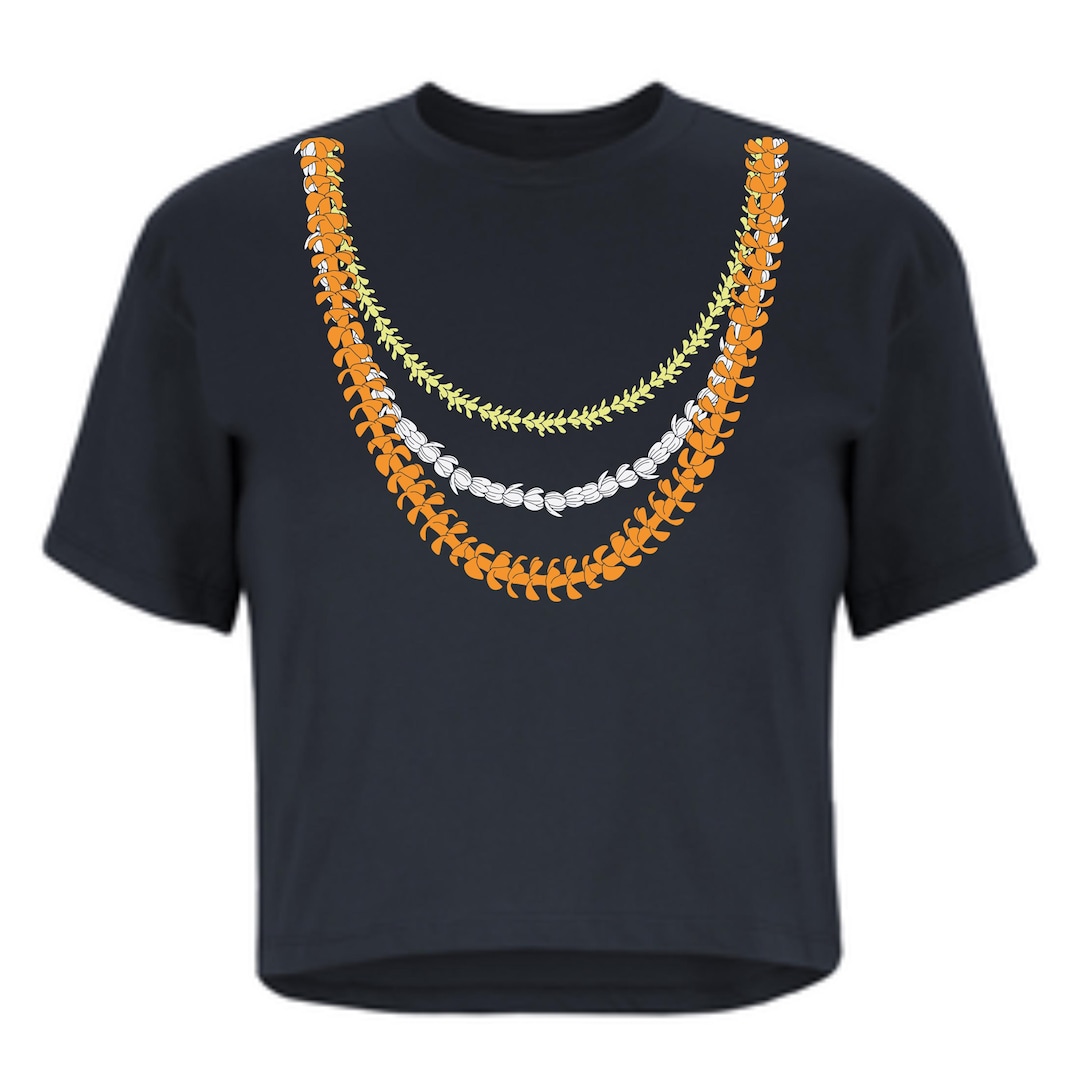 CROPPED TOP PUAKENIKENI, Pikake, & Pakalana Lei Dtf Print - Etsy