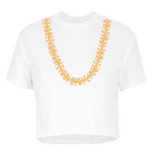 CROP TOP PUAKENIKENI Lei Dtf Print - Etsy