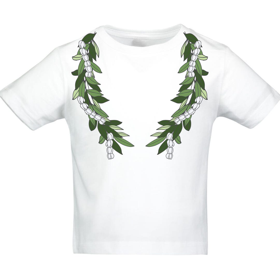 Keiki Maile and Pikake Lei DTF Print Tshirt - Etsy