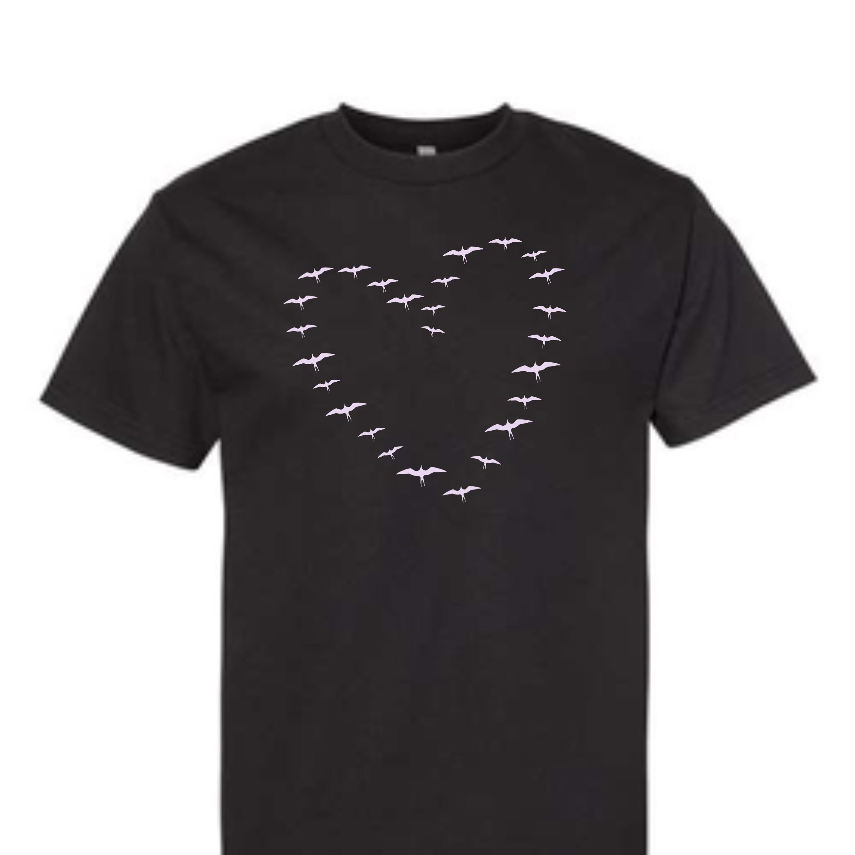 Tshirt Iwa Bird Heart DTF PRINT - Etsy