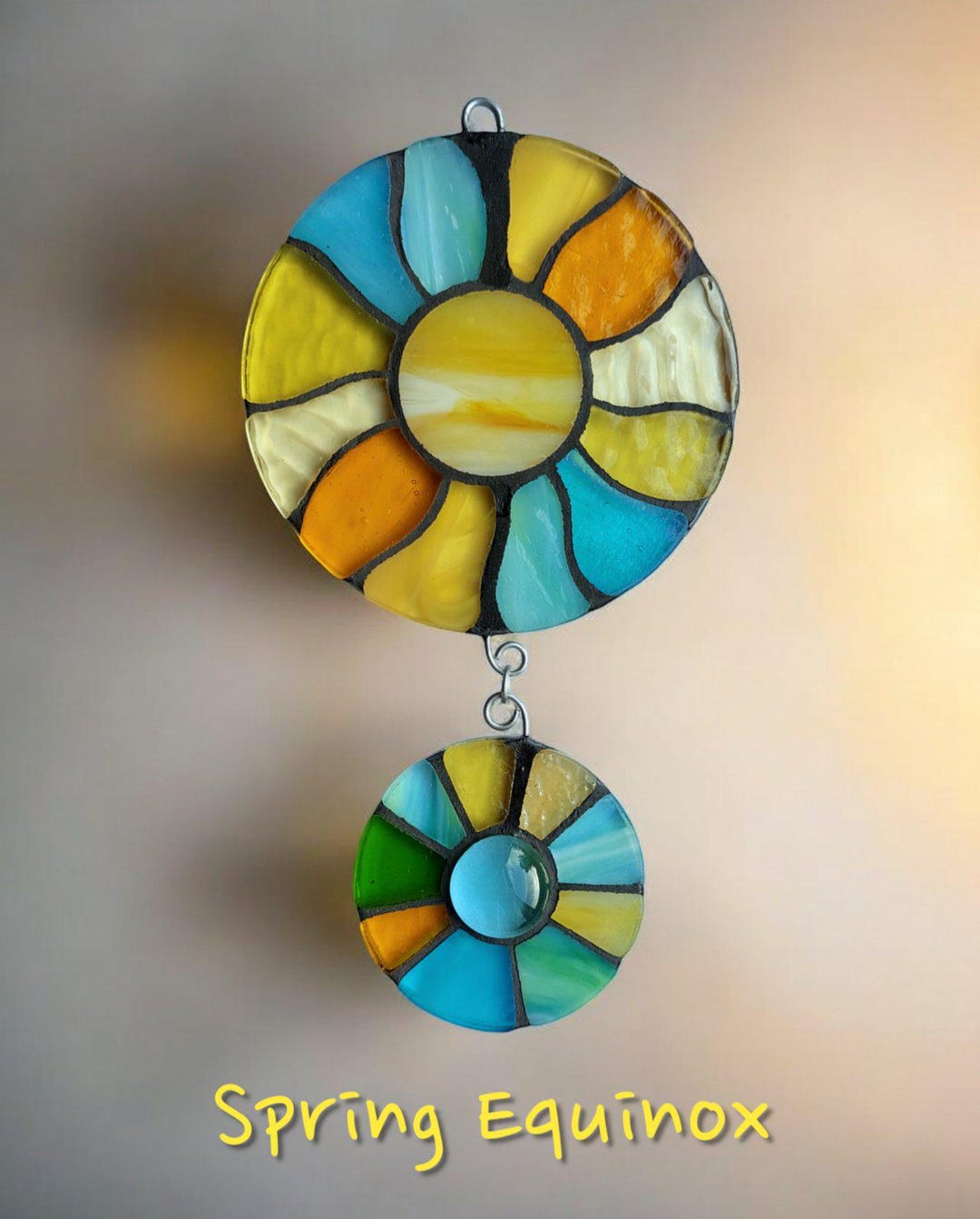 Magical Equinox Fairy Lights - Festive Stained Glass Mosaic for Spring ...