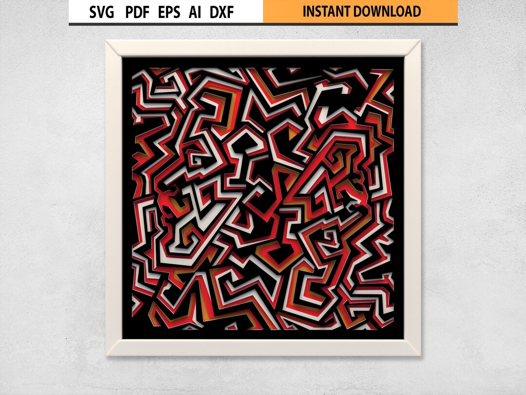 3D Multilayer Shadowbox Design SVG | Multilayer Mandala Design SVG File ...